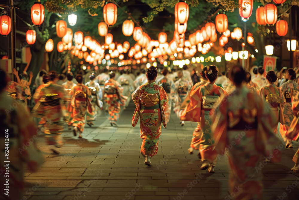 Japanese Obon Festival: Capture the lively dance performances with a ...