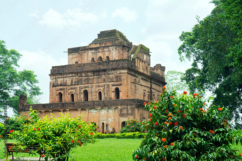 Kareng ghar, Royal palace of Ahom kings, Ahom dynasty, Ahom kingdom ...