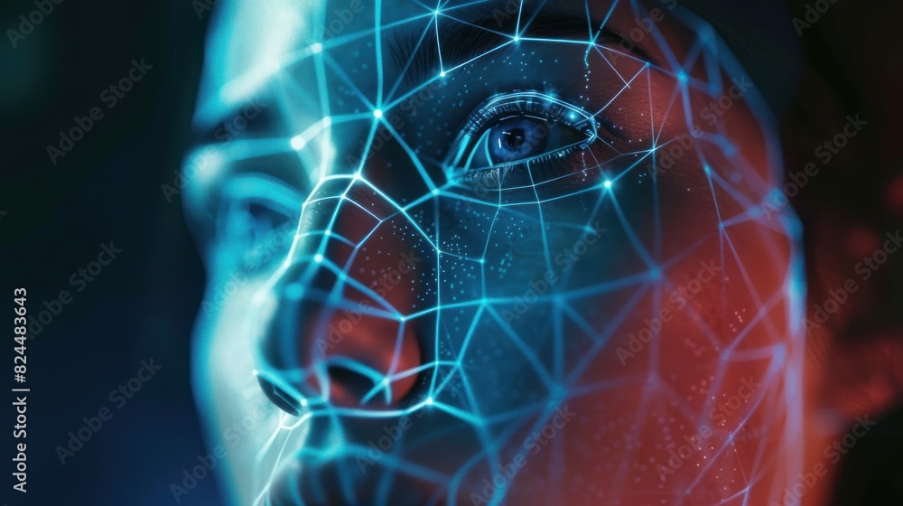 Facial recognition system with facial recognition interface and 3D ...