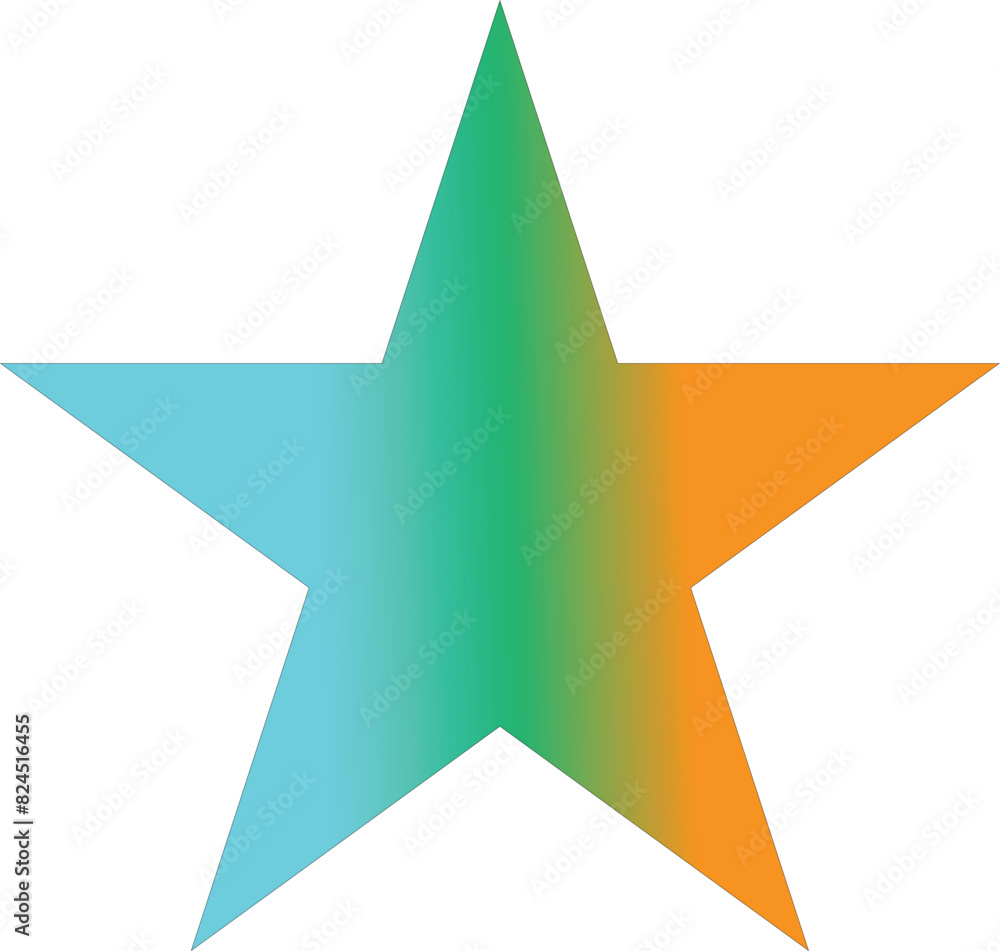 abstract star shape with colors Stars collection. Star vector icons ...