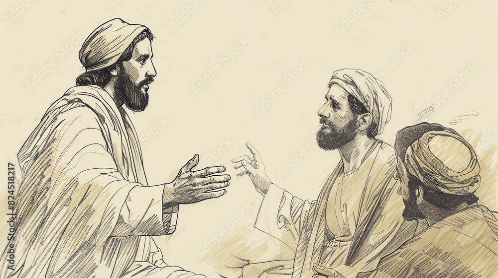 Jesus' Teaching on the Kingdom of God, Biblical Illustration of Divine ...