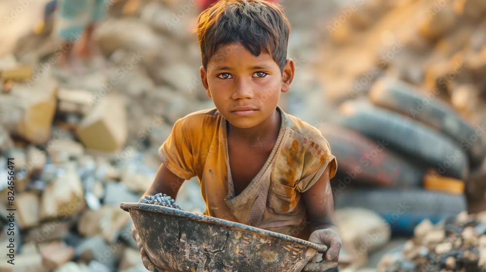 The concept of World Day Against Child Labor highlights the brutal ...