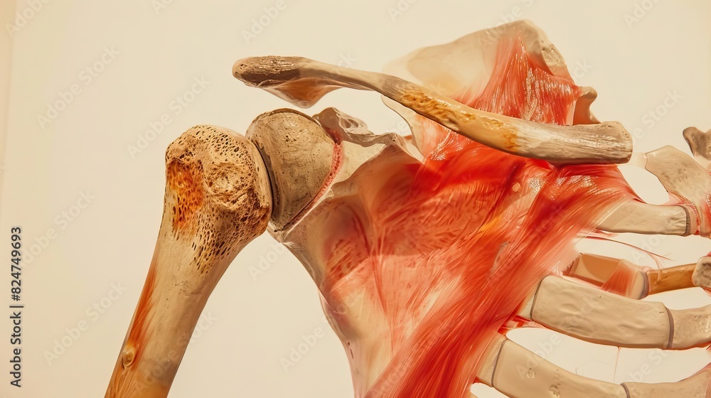 A diagnostic image of rotator cuff tears, showing ligament damage and ...