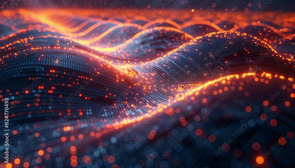 Code Symphony, Visualize lines of code intertwining like musical notes ...