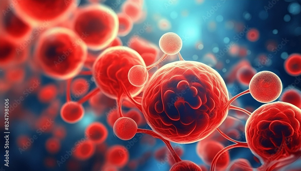 red blood cells Red blood cells 3D rendered image of red blood cells ...