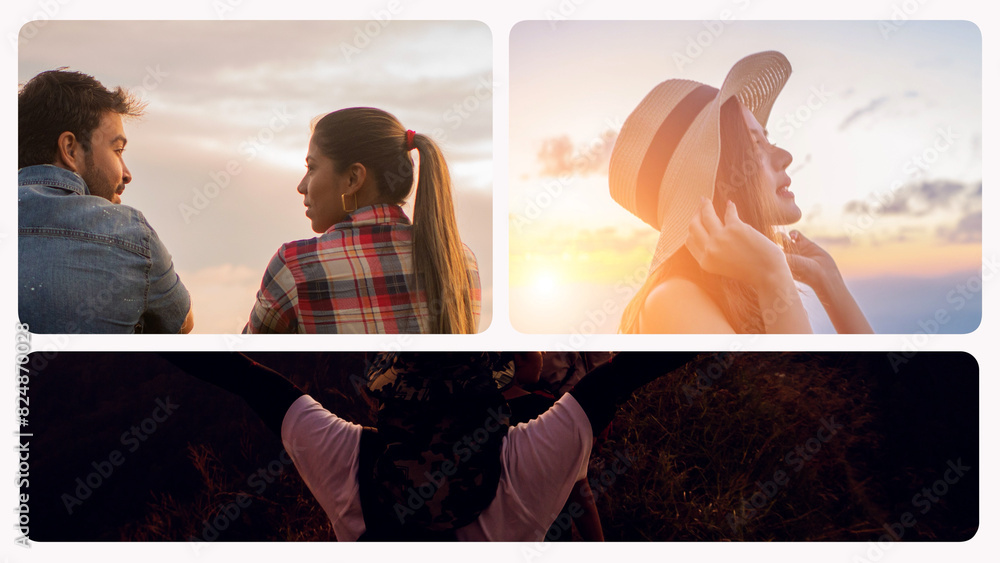 Split Screens 3 Frames Transitions Stock Template | Adobe Stock