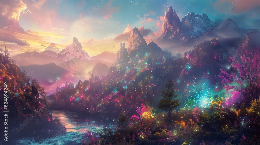 Role Playing Game Landscape with secret unknown places Artwork Stock ...