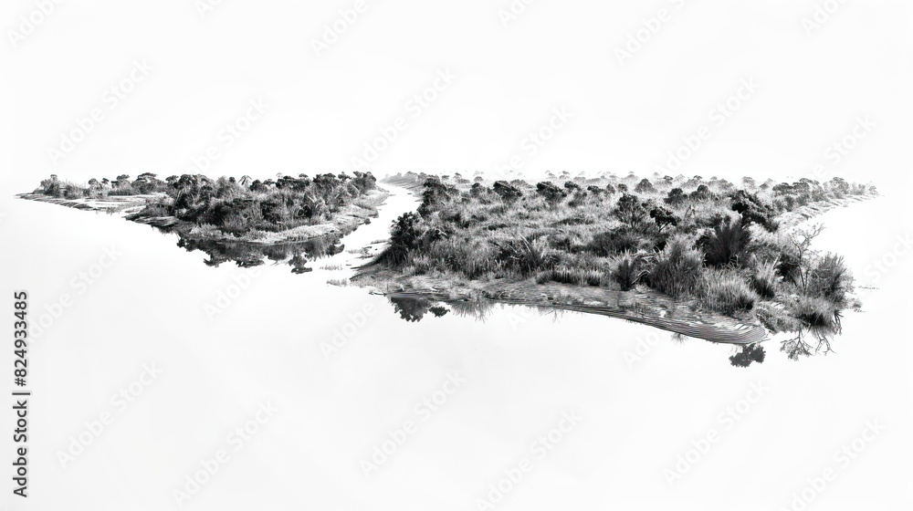 Modern nature reserve national park background wallpaper, backdrop ...