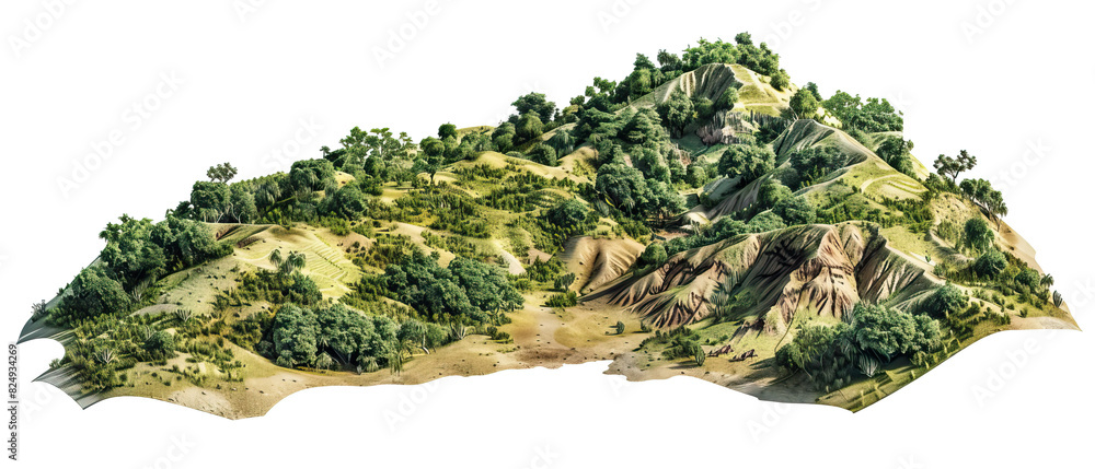 Modern nature reserve national park background wallpaper, backdrop ...