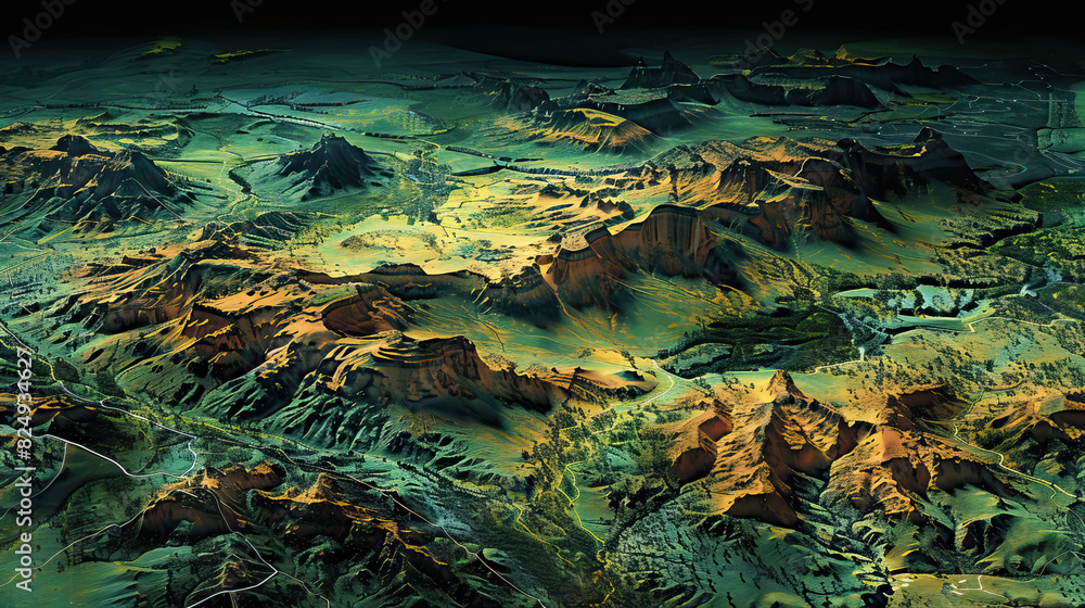 Modern nature reserve national park background wallpaper, backdrop ...