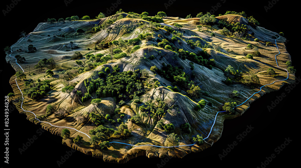 Modern nature reserve national park background wallpaper, backdrop ...