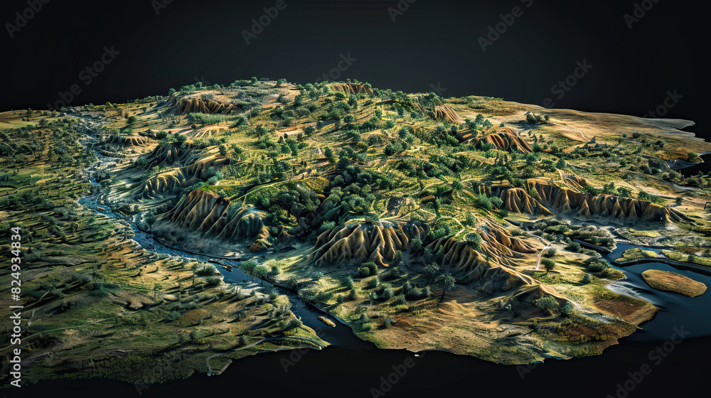 Modern nature reserve national park background wallpaper, backdrop ...