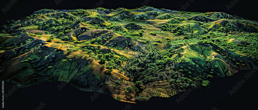 Modern nature reserve national park background wallpaper, backdrop ...