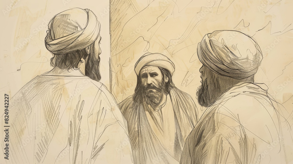 Jesus' Lesson on the Narrow Gate, Biblical Illustration of Faith ...