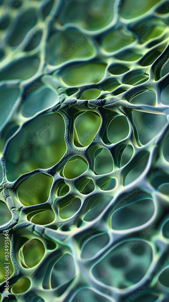 13. Stock photo of the microstructure of a plant stem, detailed ...