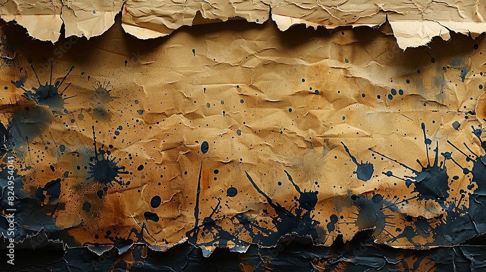 Textures illustration An old paper surface texture with a grunge ...