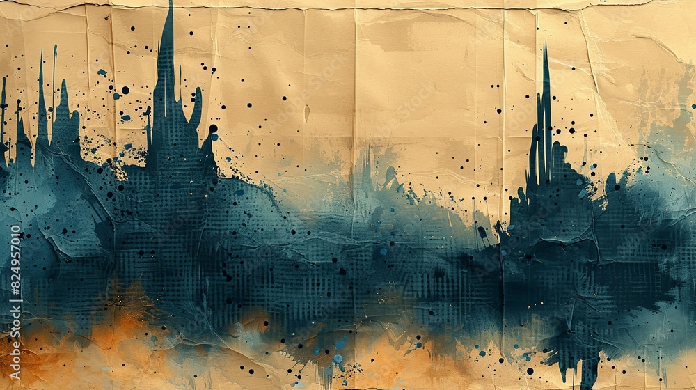 Textures illustration A high-resolution image of a cardboard paper ...