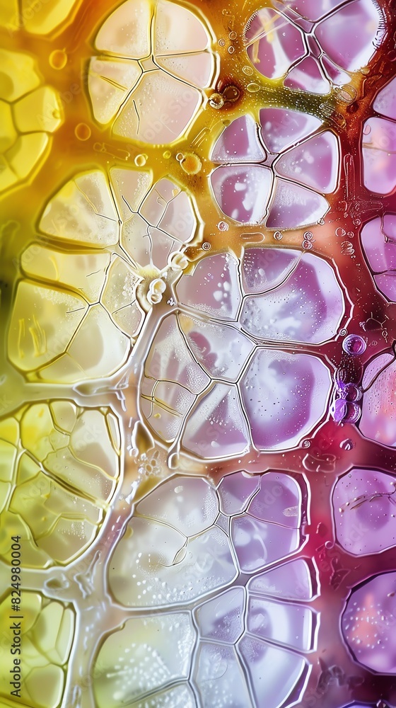 13. Stock photo of the microstructure of a plant stem, detailed ...