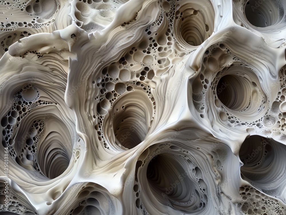 17. Microstructure of a ceramic material, capturing the grain patterns ...