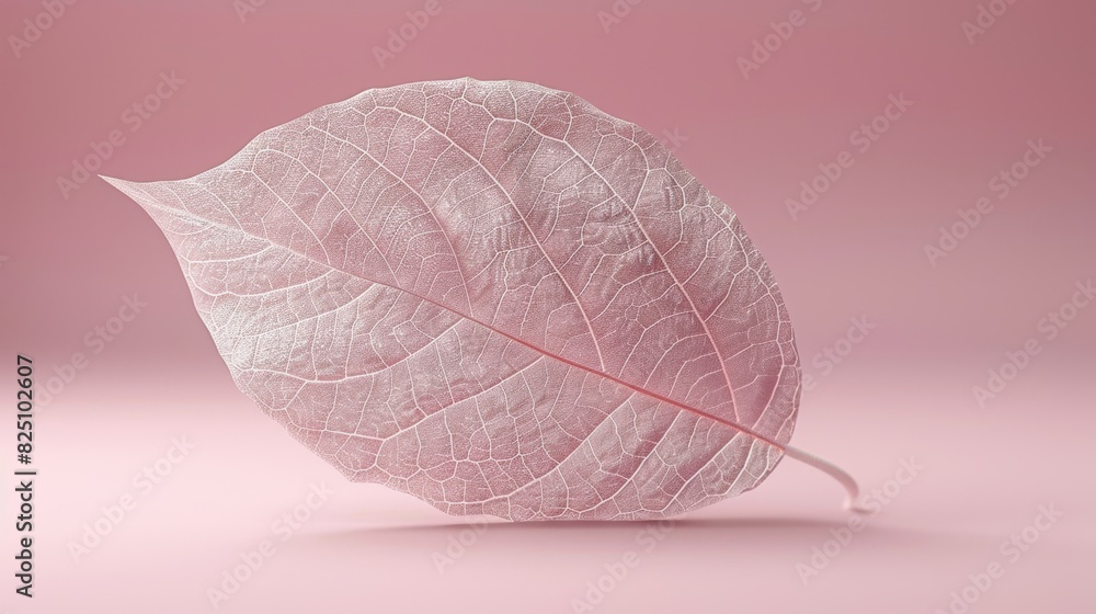 Leaf photosynthesis flat design front view botanical theme 3D render ...