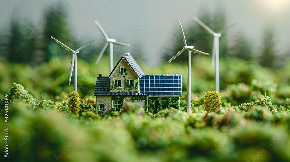 High Resolution Glossy Infographic: Photo Realistic Green Energy ...