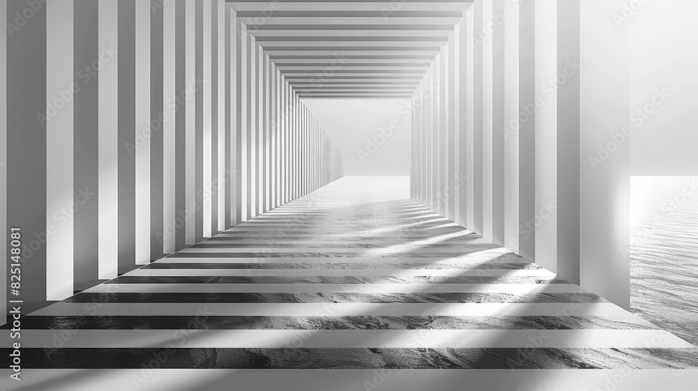 A linear horizon background with perspective lines, featuring abstract ...