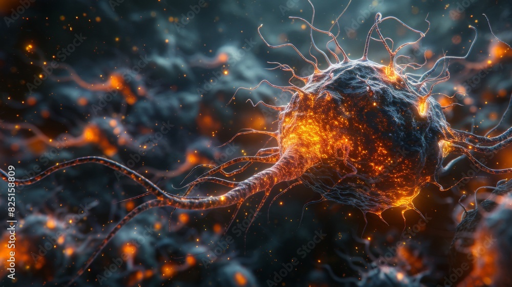Depict the role of glial cells in supporting and protecting neurons ...