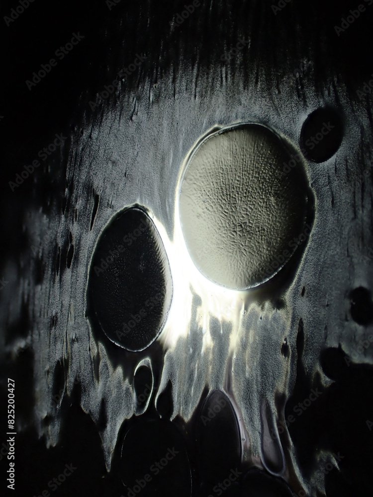 Textured background of microscopic glaze of Chinese ceramics tea cup ...