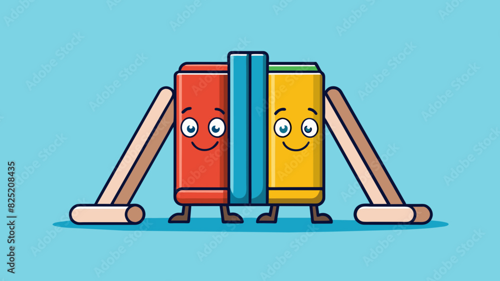 Picture us as a pair of bookends each one strong and sy providing ...