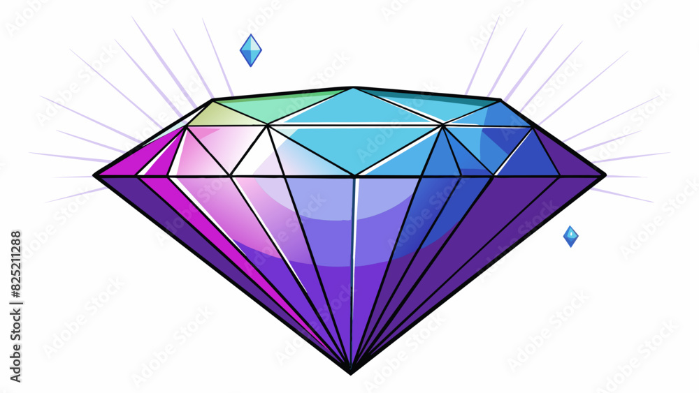 The sparkling gemstone gleamed under the light transforming from a deep ...