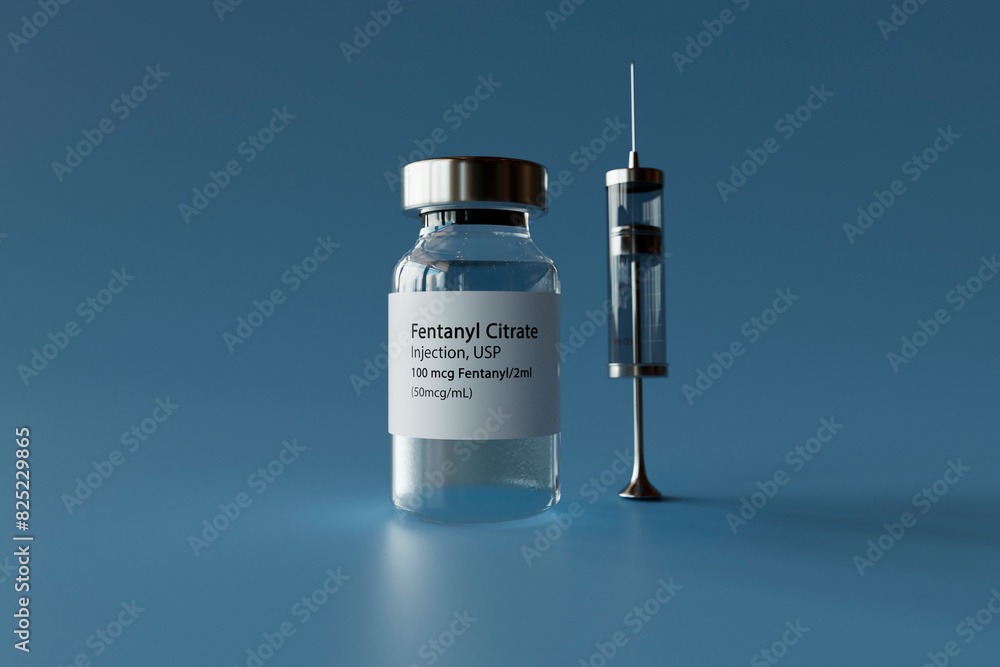 Fentanyl Citrate Injection Vial and Syringe Stock Photo | Adobe Stock
