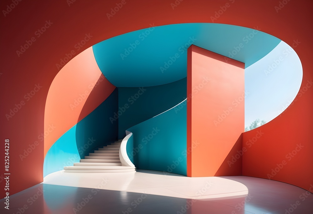 Conceptual architecture: harmonizing straight edges and curved lines ...