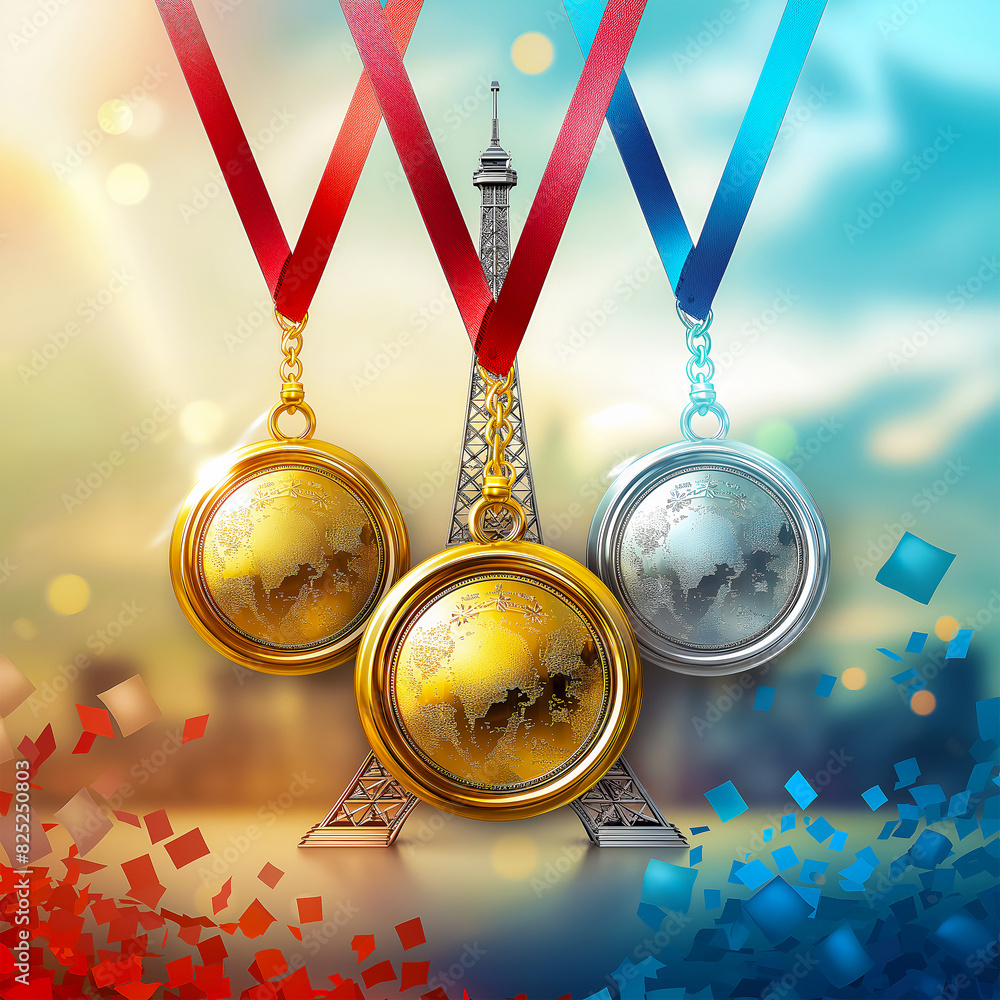 The Olympic Games in Paris, France, 2024. Beautiful and well-deserved ...