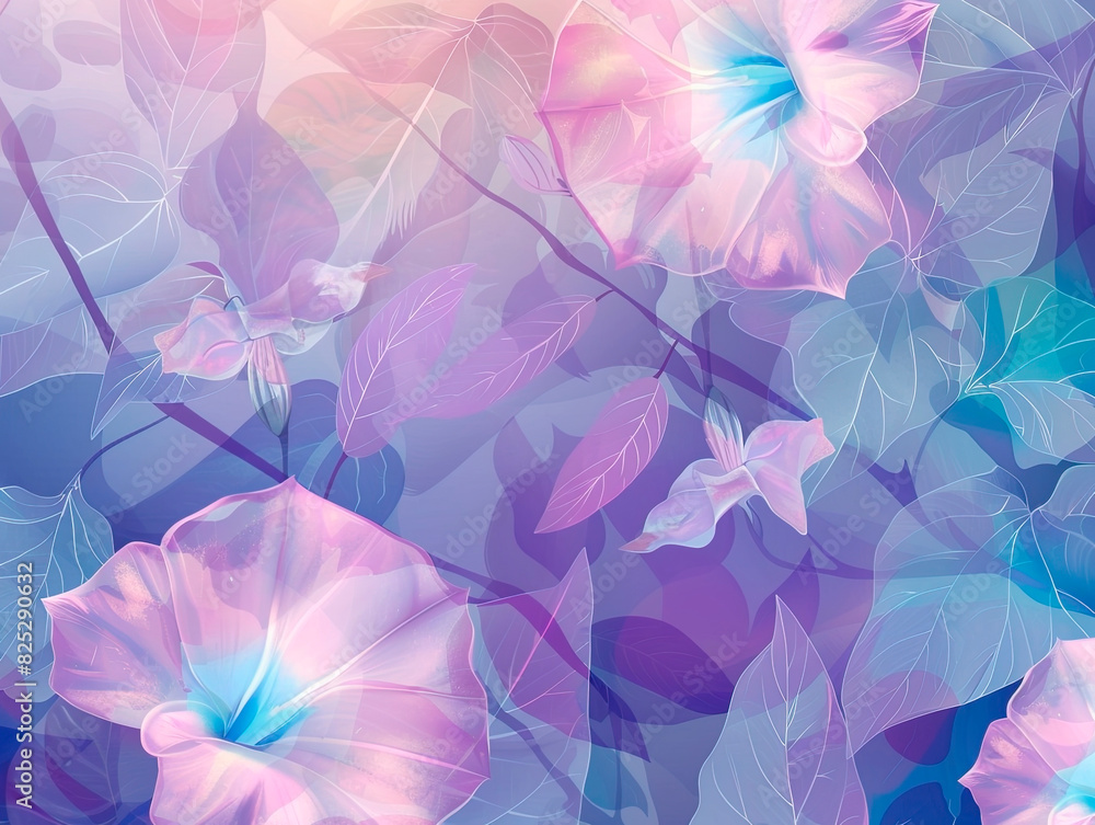 Blue Morning glory. beautiful and mysterious Morning Glory flower ...