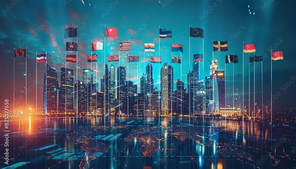 multinational corporation expanding its operations into new countries ...