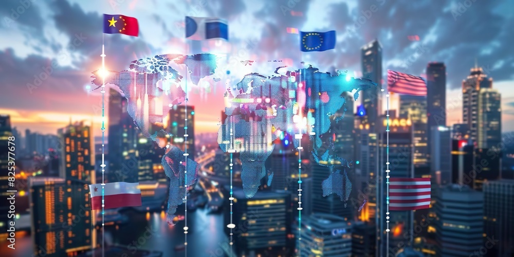 multinational corporation expanding its operations into new countries ...