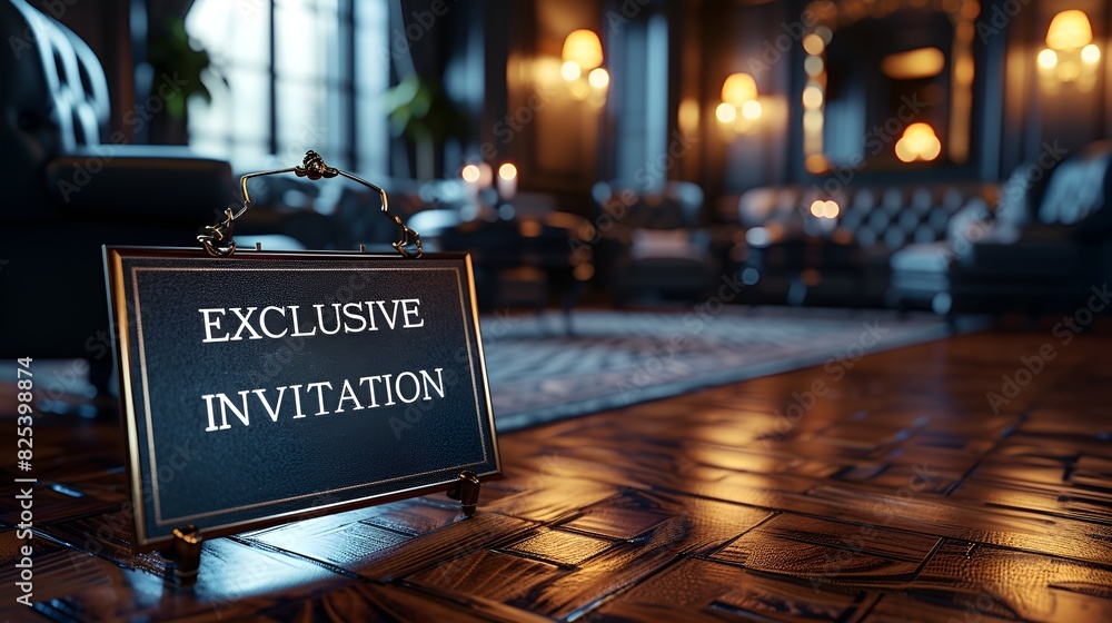 “EXCLUSIVE ACCESS” sign - VIP - Very important - exclusive access ...
