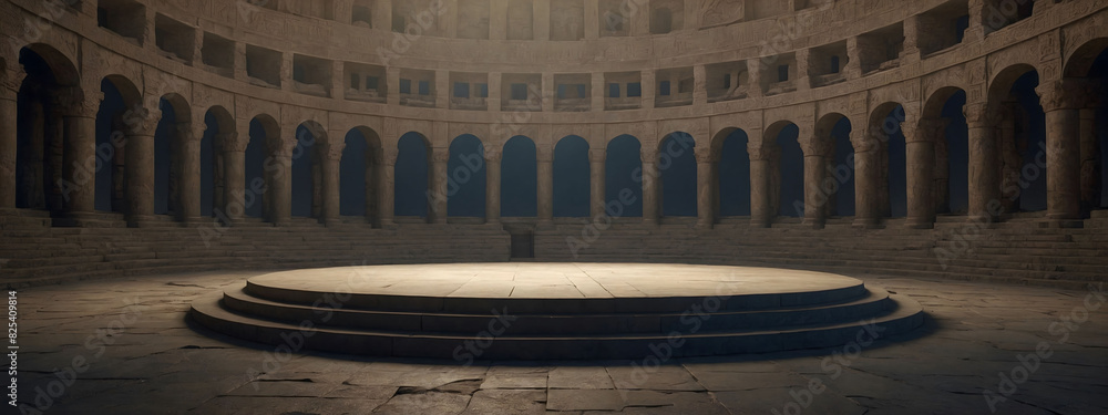 Background podium column 3d roman luxury greek white ancient display ...