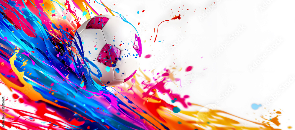 Vibrant Celebration of Euro 2024 Dynamic Artistic Representation of ...