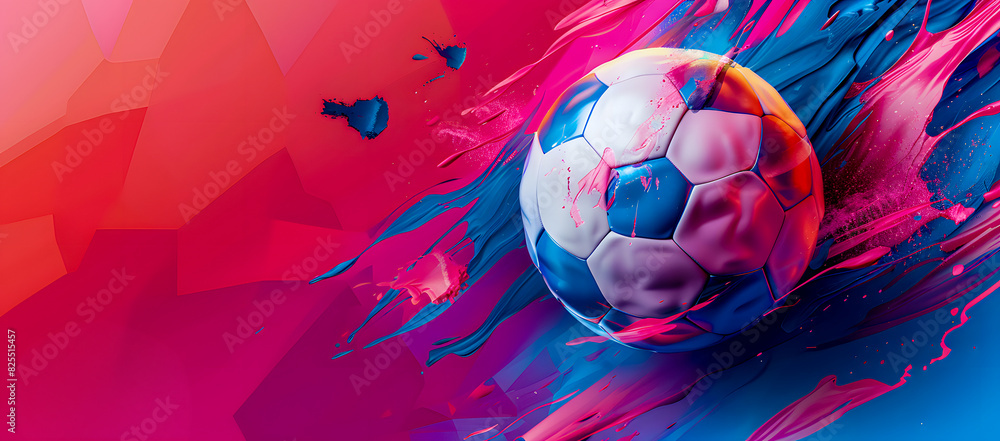Vibrant Celebration of Euro 2024 Dynamic Artistic Representation of ...