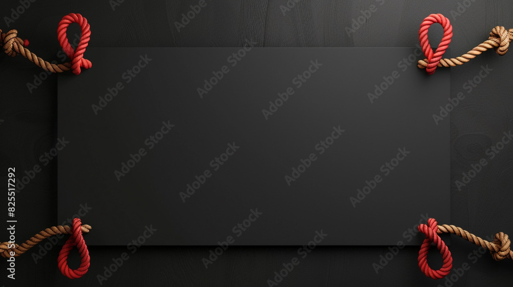 Black banner and wall background electronics rectangle. Blank ...