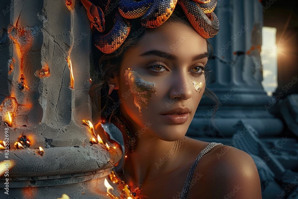 Mystic Gorgon: the legend of Medusa, a symbol of fear and power in ...