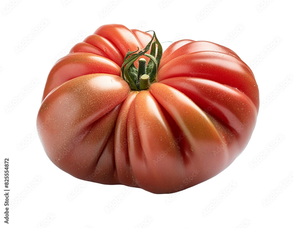 Eine Fleischtomate, eine der beliebtesten Tomaten unter den ...