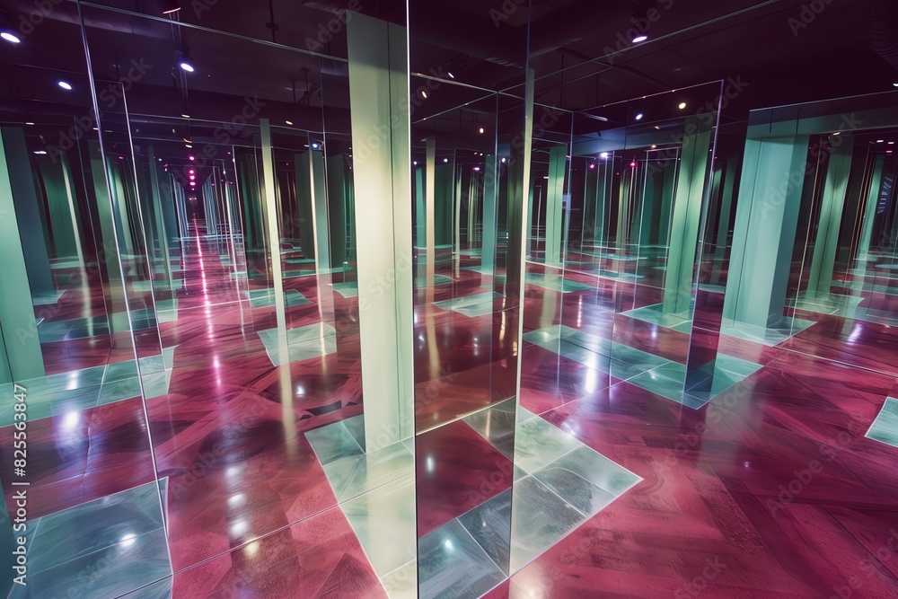 Truth and Illusion in a Mirror Maze A mirror maze where truth and ...