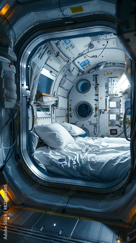 UV Barrier in a Space Habitat A space habitat where UV barriers protect ...