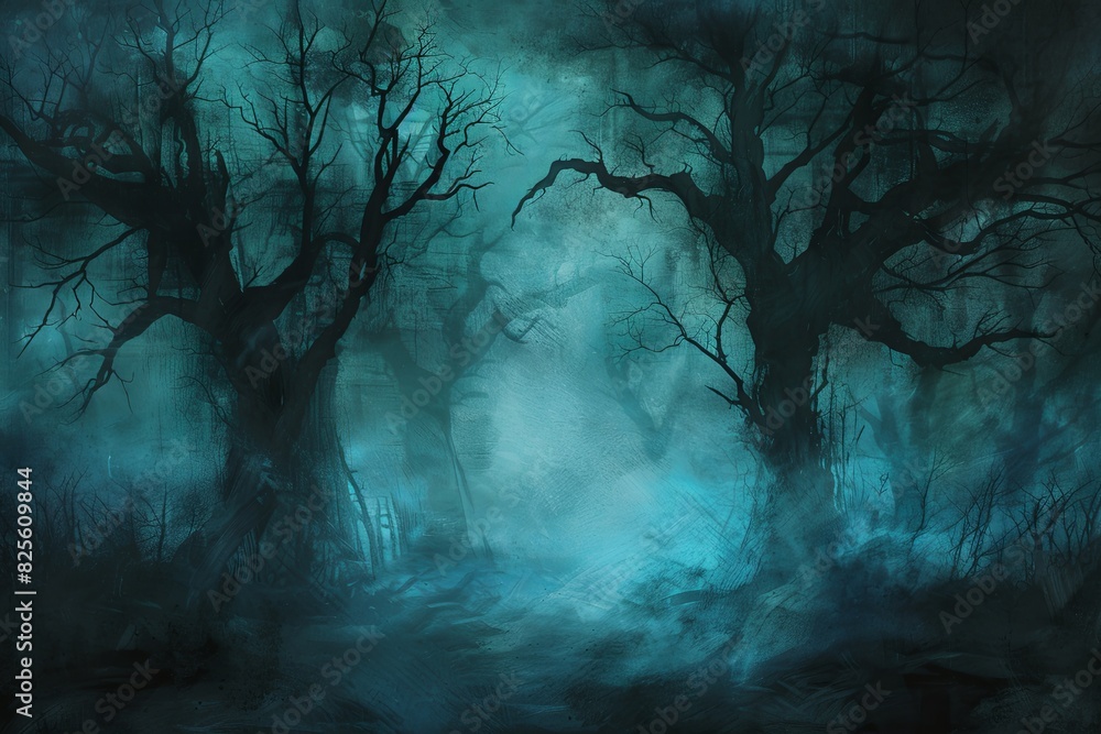 Supernatural forest background with mystical trees. Perfect for fantasy ...