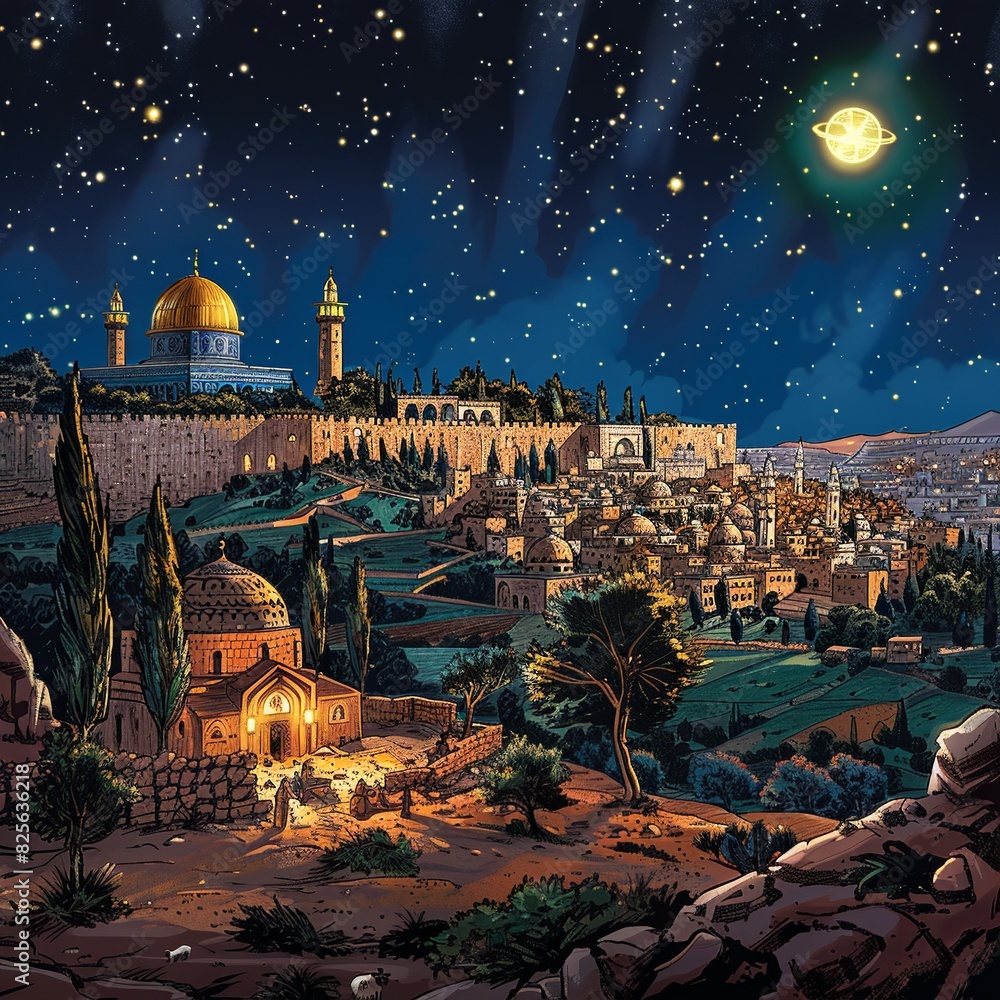 Witness the stark contrast in this dramatic cartoon illustration as ...