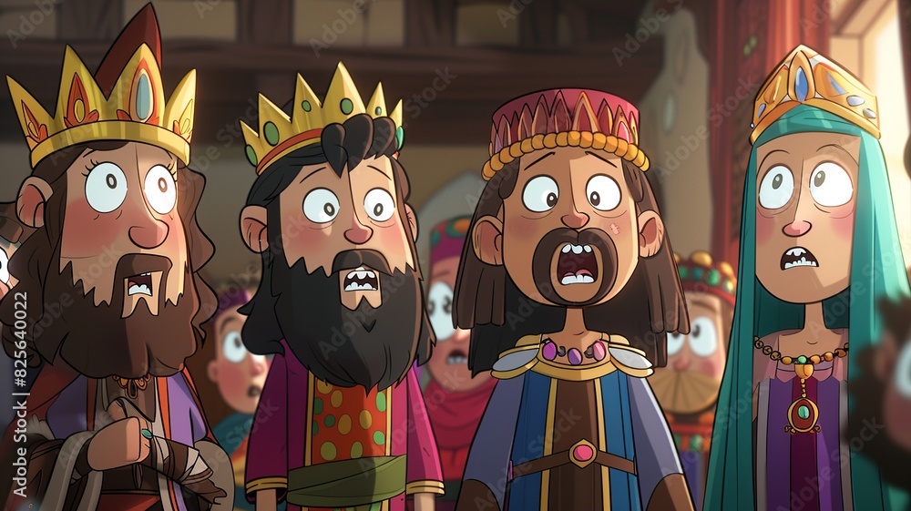 Experience the heartwarming cartoon where Queen Esther rallies her ...