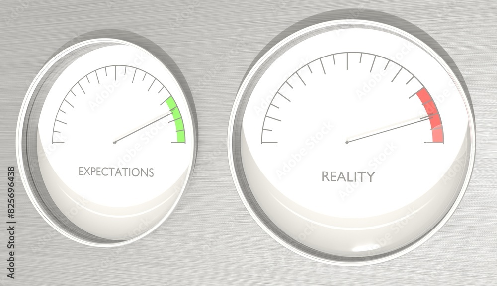 Difference between life expectations and reality. Simple life ...