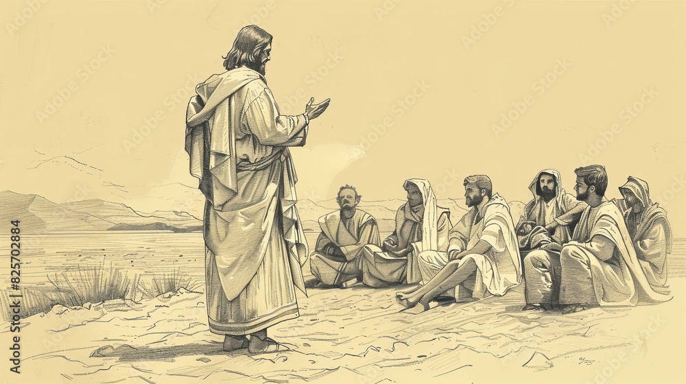 Devotion and Instruction: Jesus Teaching the Lord’s Prayer to His ...
